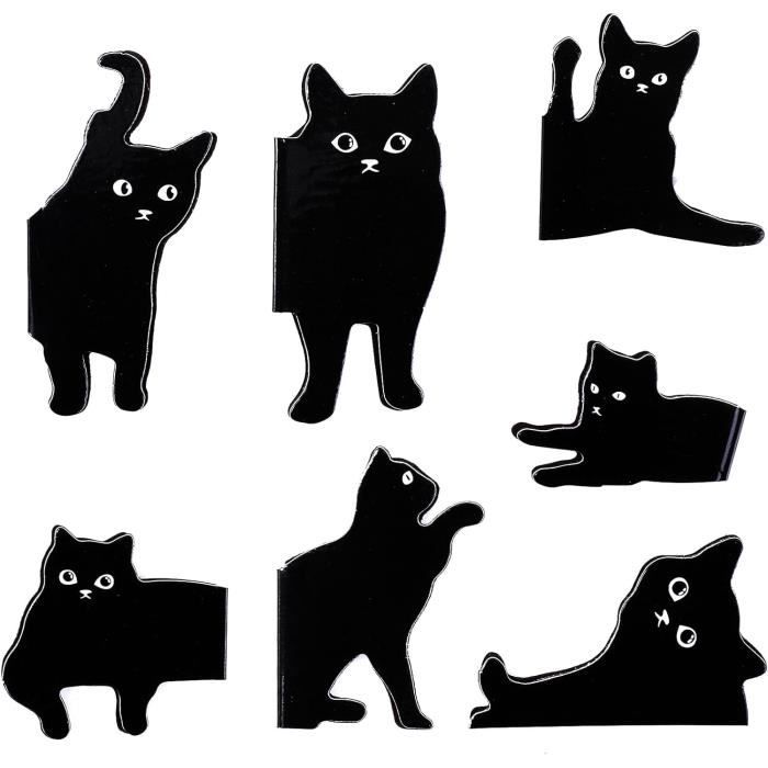 Marque-pages magnétiques, 7 pièces marque-pages enfants mignon marqueur de livre clip set pour ...