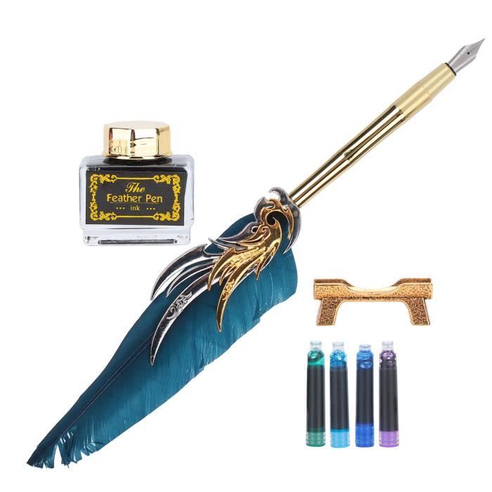 Tbest stylo plume d'écriture Plume Stylo Calligraphie Écriture Vintage ...