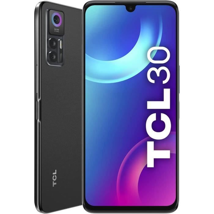 TCL 30 - Smartphone 128GB, 4GB RAM, Dual Sim, Techno Black - Cdiscount ...