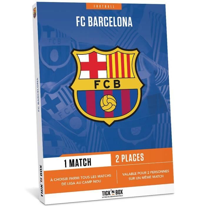 Coffret Cadeau - WONDERBOX - FC Barcelone - Billets Match - Validité 3 ...