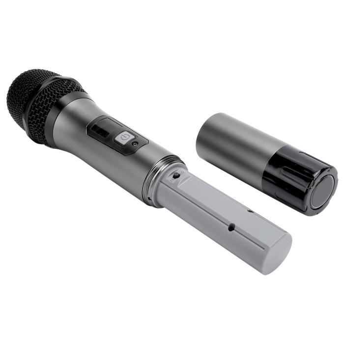 WXS microphone UHF Microphone sans fil UHF USB à double canal pour ...