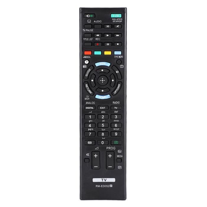 ZIU - Télécommande TV pour Sony RM-ED052 RM-ED050 RM-ED053 RM-ED060 ...