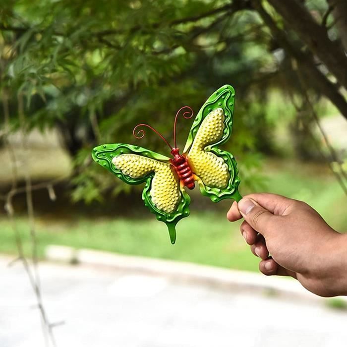 Décoration Murale Papillon En Métal, Statue Jardin Exterieur ...