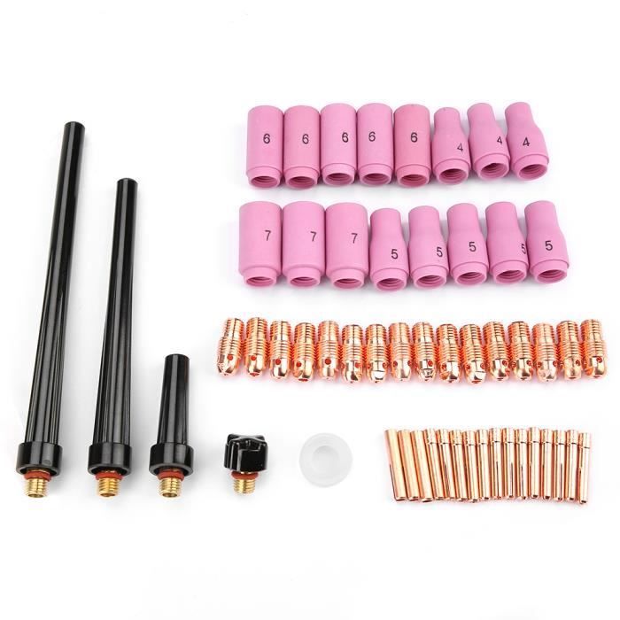 Kit Pour Wp-9 20 25 Pièces De Torche De Soudage 53 Pièces/Ensemble Pièces De Corps De Torche De ...