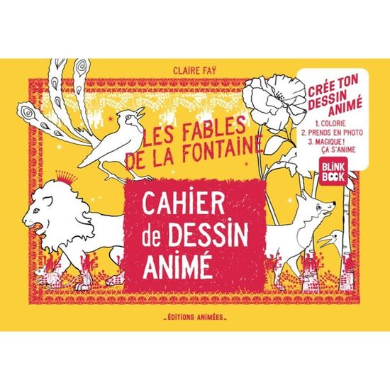 Cahier de dessin animé : les fables de la Fontaine - Cdiscount Jeux ...