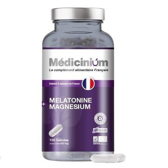 Médicinium MELATONINE 1,9mg + MAGNESIUM MARIN naturel, 150 nuits - Cdiscount Santé - Mieux vivre