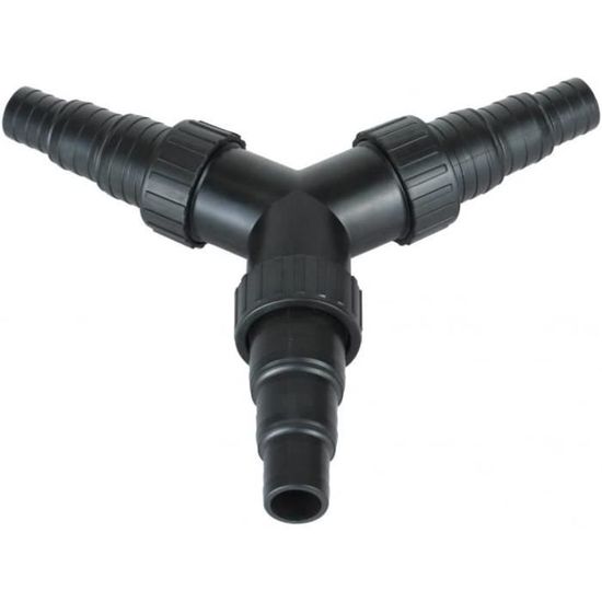 Raccord en Y Tuyau - Aquaristikwelt24 - CST 02 - Noir - 25/32/40 mm - Cdiscount Jardin
