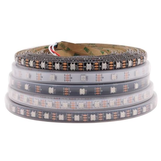 (WS2812|White PCB|4m 30 IP65)WS2812B WS2811 WS2813 WS2815 30/60/pixels/LED/m RGB LED bande ruban ...