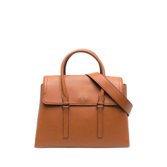 Sac A main Calvin Klein Ref 57367 HJJ Cognac 40*29*15 cm TU Marron - Cdiscount Bagagerie ...