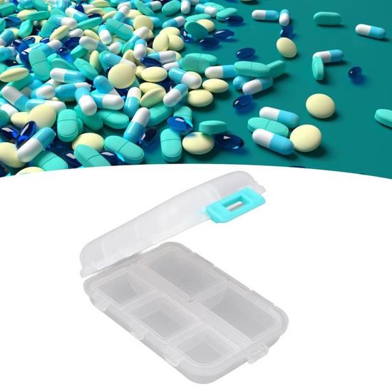 HURRISE Boîte à médicaments Trousse à Pharmacie Boîte à Pharmacie 10 ...