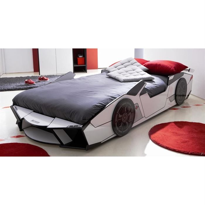 MATADOR Lit Voiture enfant 90X190/200 - Cdiscount Maison