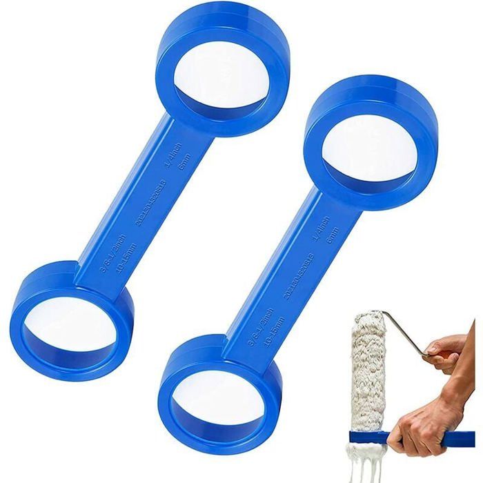 2 Pcs Nettoyeur de Rouleaux Peinture Outil de Nettoyage de Rouleau ...