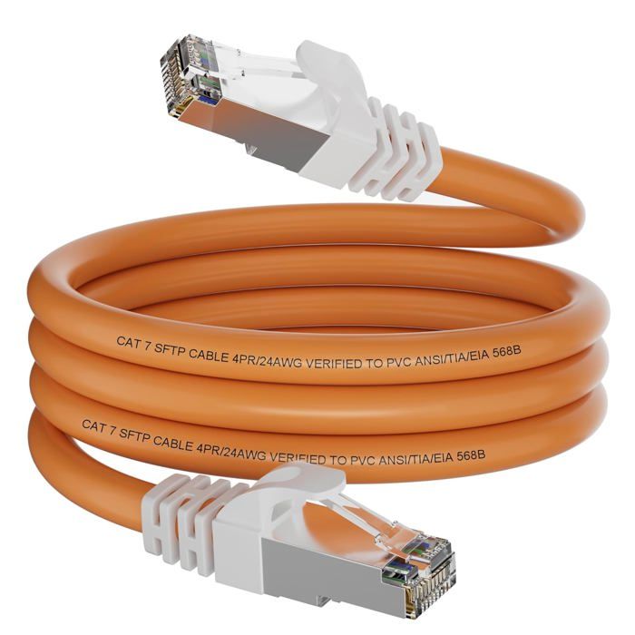 TRAHOO-Cable Ethernet Cat 7 RJ45 Blindé 3 Mètres - Câble Réseau Gigabit ...