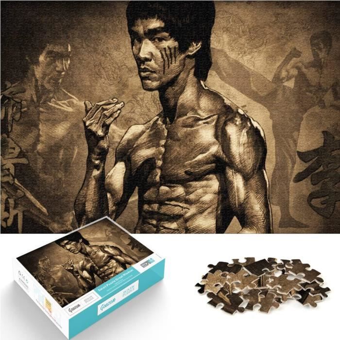1000 Pièces Puzzle Adultes Et Enfants Puzzles Standard Bruce Lee Puzzle ...