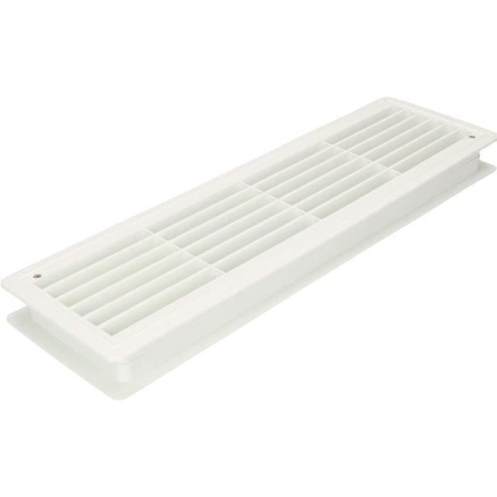 Grille de ventilation 13,5 x 46 cm grille de ventilation de porte ...