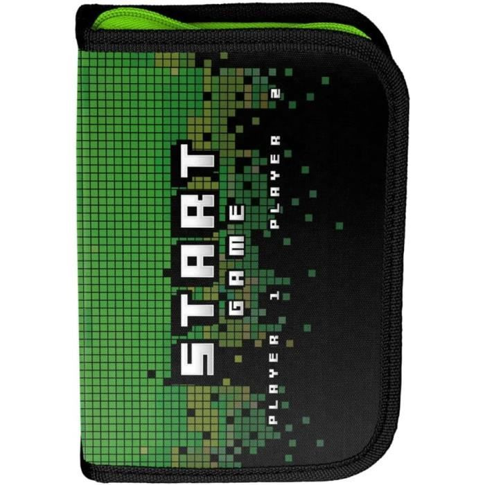 Trousse Pour Enfant 22 Pièces - Craft Gaming, Noir , Trousse À Crayons ...