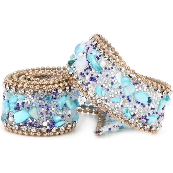 2.5 Cm Diamant Ruban, Strass Garniture Diamant Wrap Rouleau Ruban Décor ...