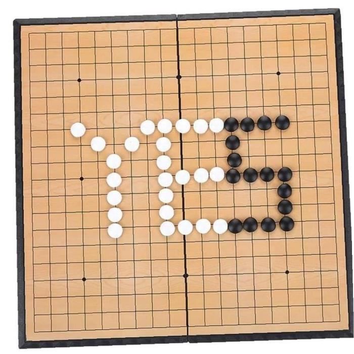 GO Jeu Set Set Magnetic Colapsable Chess Board Weiqi Jeux éducatifs Go ...