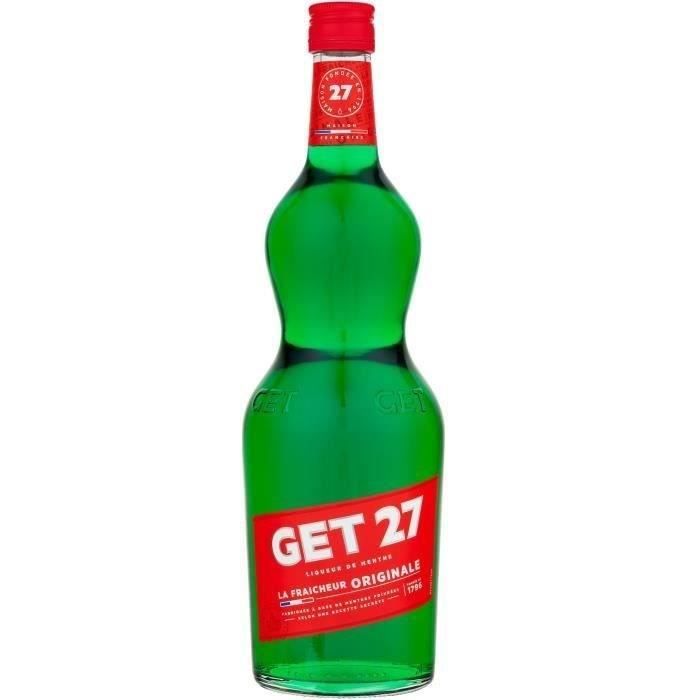 Liqueur Get 27 - Liqueur de menthe - France - 17.9%vol - 100cl - La ...