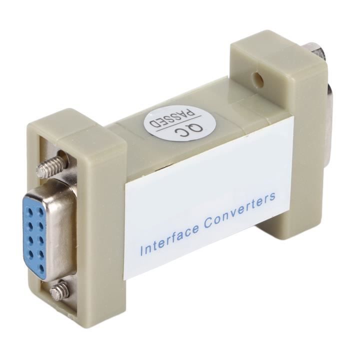 HURRISE Serial Port Isolator, RS232 Optic Electric Adapter for 5 Wire ...