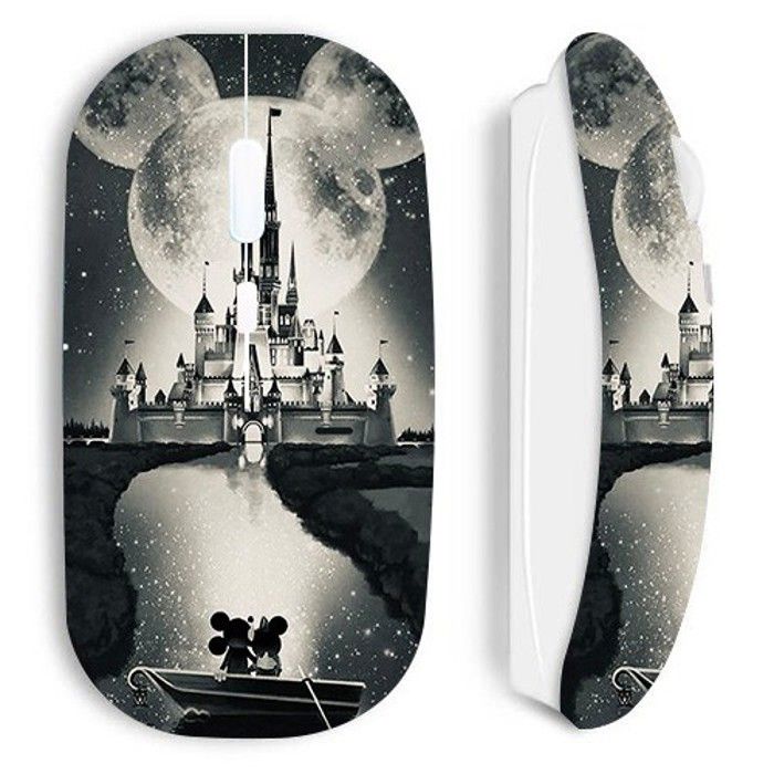 Souris sans fil - Maniacase - Mickey et Minnie - Blanc - USB - Dessin ...