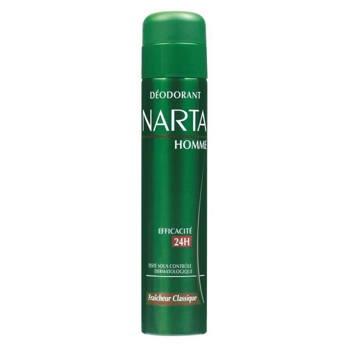 NARTA Homme - Déodorant Fraîcheur Classique Spray - 200 Ml - Cdiscount ...