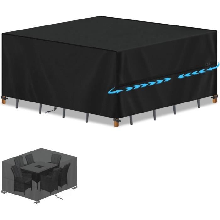 Housse Table De Jardin Exterieur Housse De Protection Salon De Jardin ...