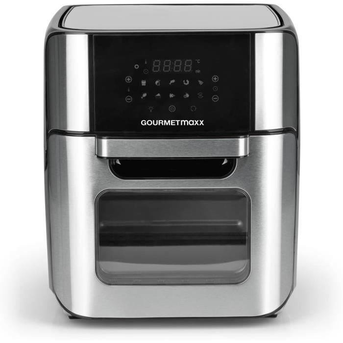 Friteuse À Air Chaud Numérique Xxl 12 Litres Acier Inoxydable | Friture ...