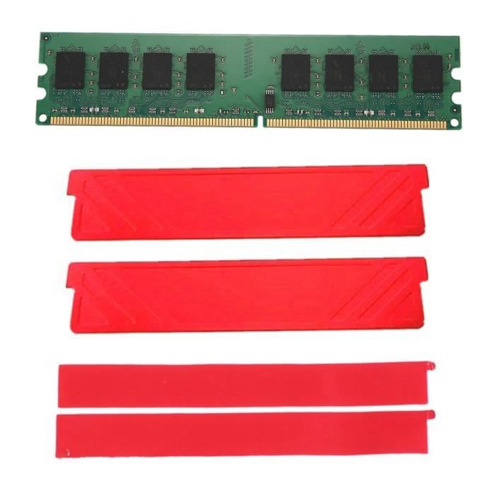 4 Go de MéMoire RAM DDR2 + Gilet de Refroidissement 800 MHz PC2-6400S ...