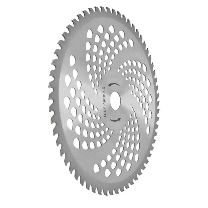 Tbest Lame de scie pour débroussailleuse Débroussailleuse lame de scie disque de coupe en acier ...