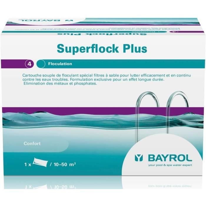 Superflock Plus 1 Kg - Floculant Piscine Pour Filtre À Sable-Verre ...
