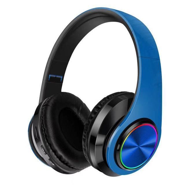 CASQUE - ECOUTEURS,blue--Écouteurs sans fil bluetooth pour ordinateur ...