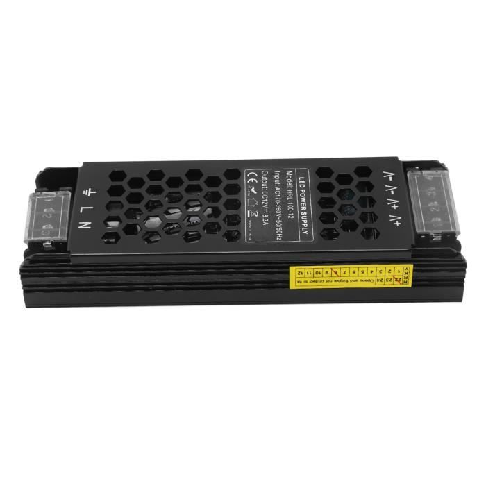 Zerone Alimentation Lumière Alimentation Led Ac 170‑260v Entrée 100w