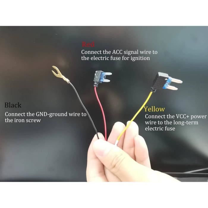 Minieye C2L Dash Cam Hardwire Kit For Dash Cam Low Voltage Protection,For Minieye Model C2L Use ...