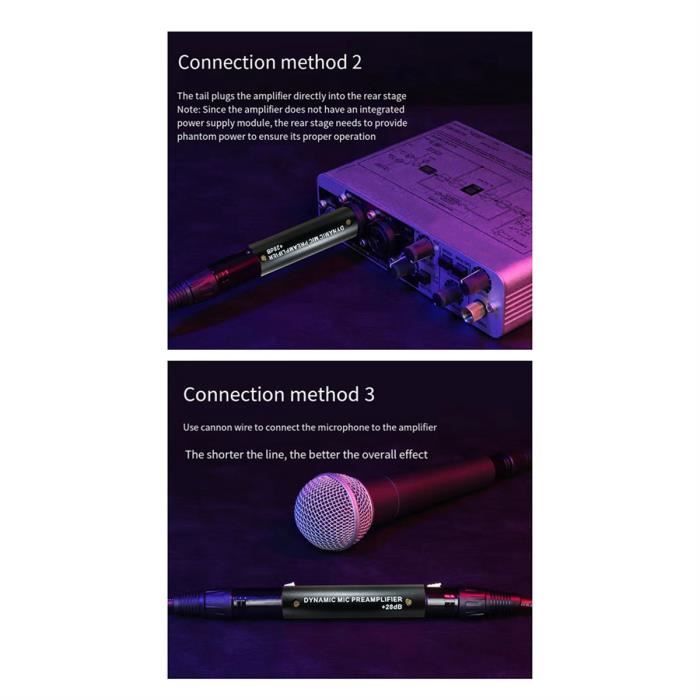 Pour PréAmplificateur Microphone Dynamique DM1 + Microphone SM58SK ...