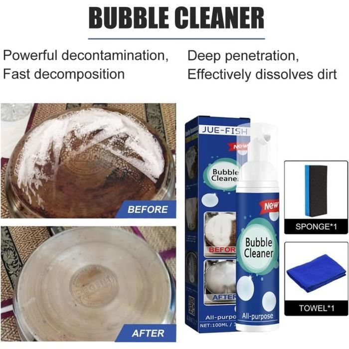Foaming Heavy Grease Cleaner All Purpose Bubble Cleane Kitchen Deep ...