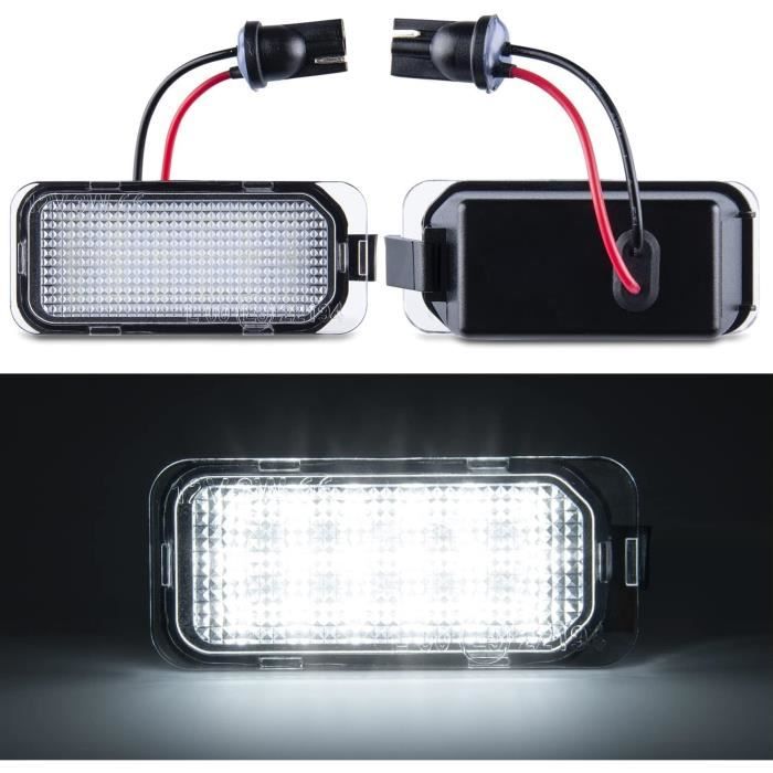 led-clairage-de-plaque-d-immatriculation-compatibles-avec-ford-fiesta