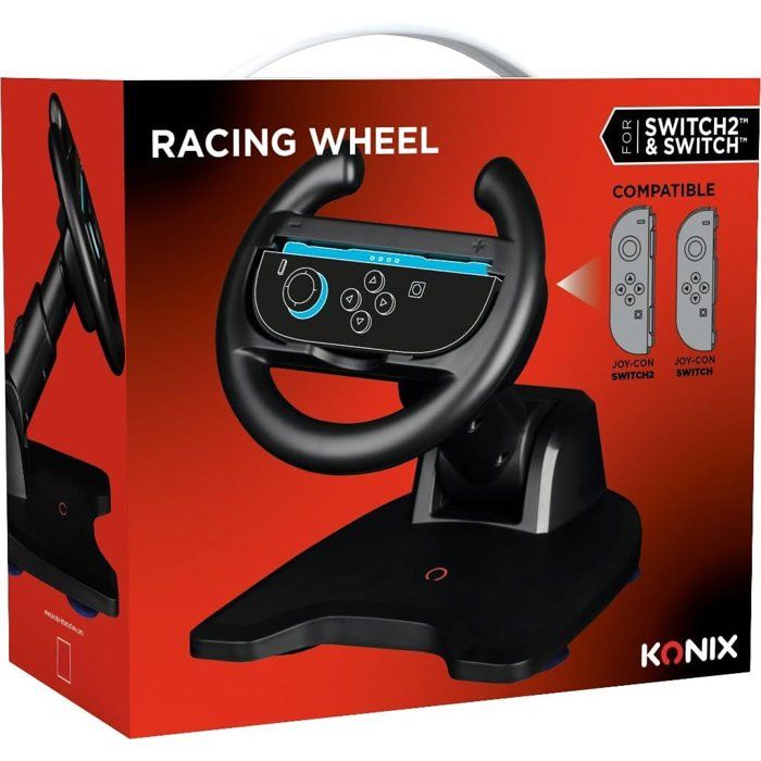 Volant Racing Wheel - Manette Joy-Con Nintendo Switch 2 - Konix ...