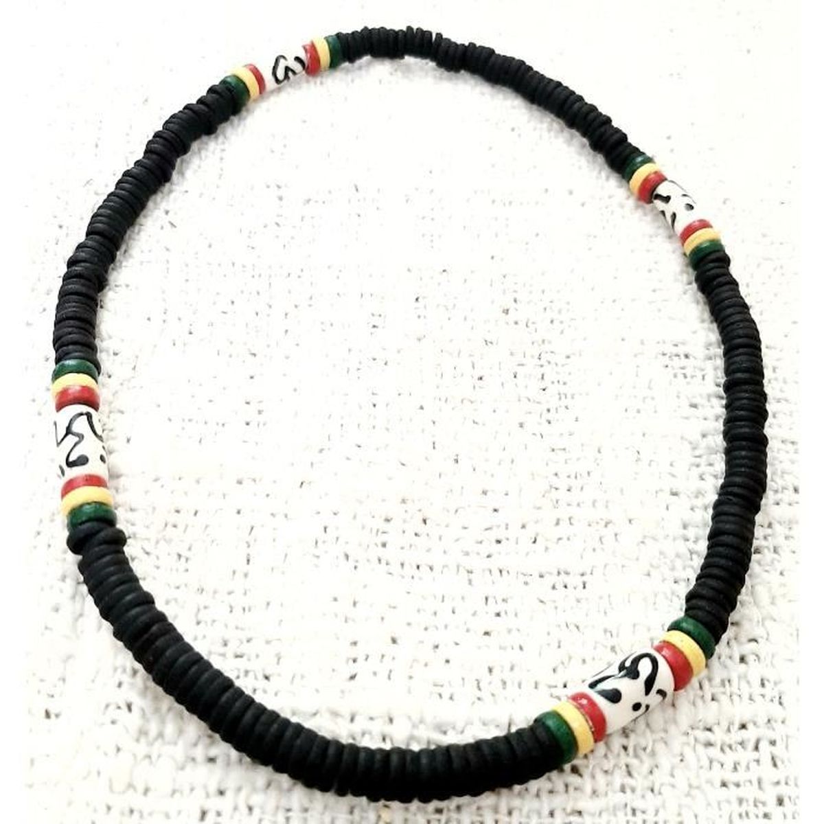 Collier surf surfeur en bois homme femme enfant rasta reggae - Achat ...