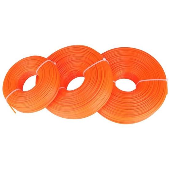 Coupe-Herbe à Essence de Ligne Ronde de Fil de Cordon en Nylon de Ligne de Tondeuse de 2,4 mm ...