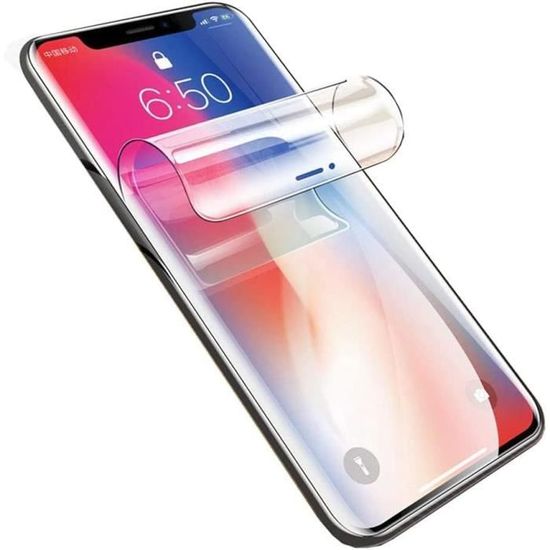 [2Pcs] Film De Protection D'Écran Hydrogel Pour Iphone X-Xs(5.8")[ Hd] Film Protecteur Tpu ...