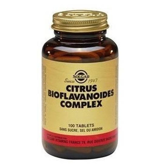 Solgar Citrus Bioflavonoides Complex 100 Comprimés - Cdiscount Santé ...
