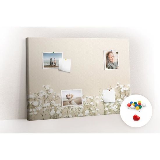 Tableau d'affichage Liege Tulup 100x70 cm, décoration pour bureau et ...