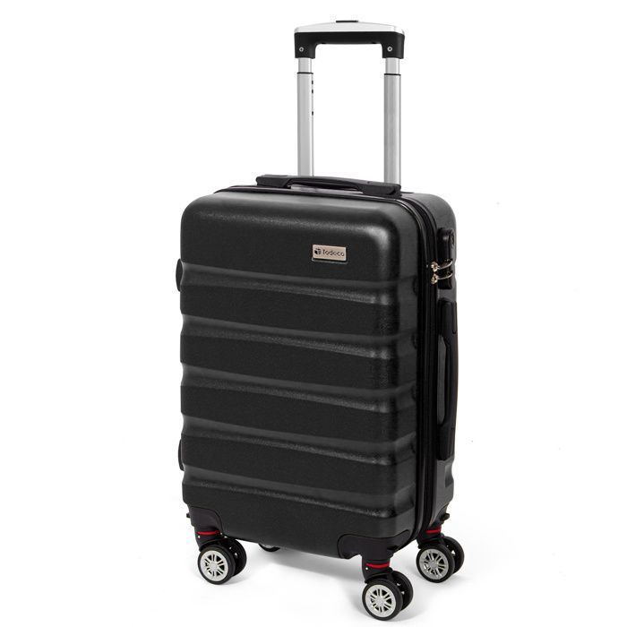 Valise Cabine 56cm, Rigide e Légère ABS+PC Valise à Main légère avec ...