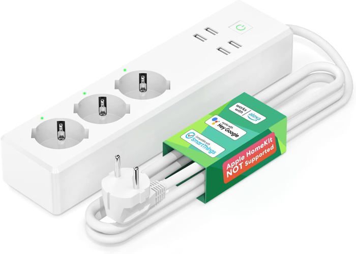 Multiprise Connectée (Type F), Prise Wi-Fi Intelligente Compatible Avec ...