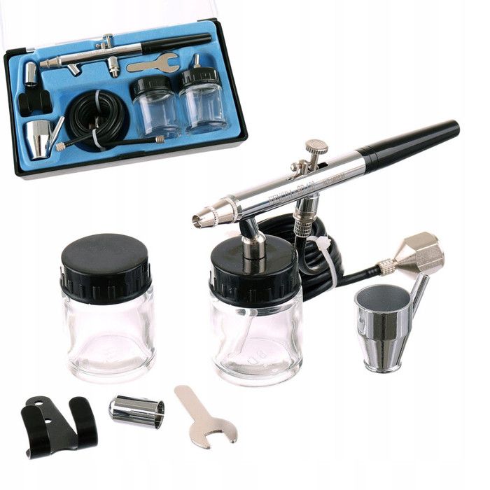 Precise Airbrush Double action double buse 0,35mm Deux pots - Cdiscount ...