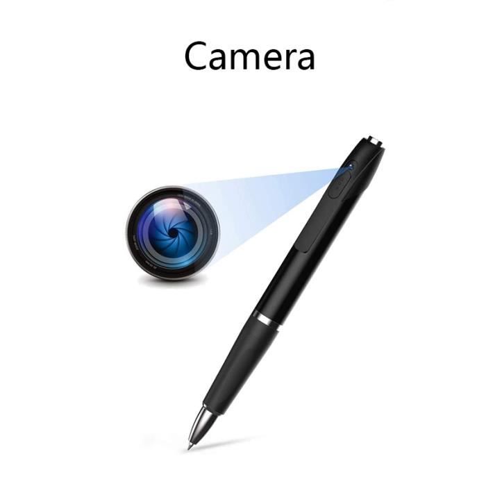 Caméra-Mini caméra stylo portable Full HD 1080P, DVR sans fil ...