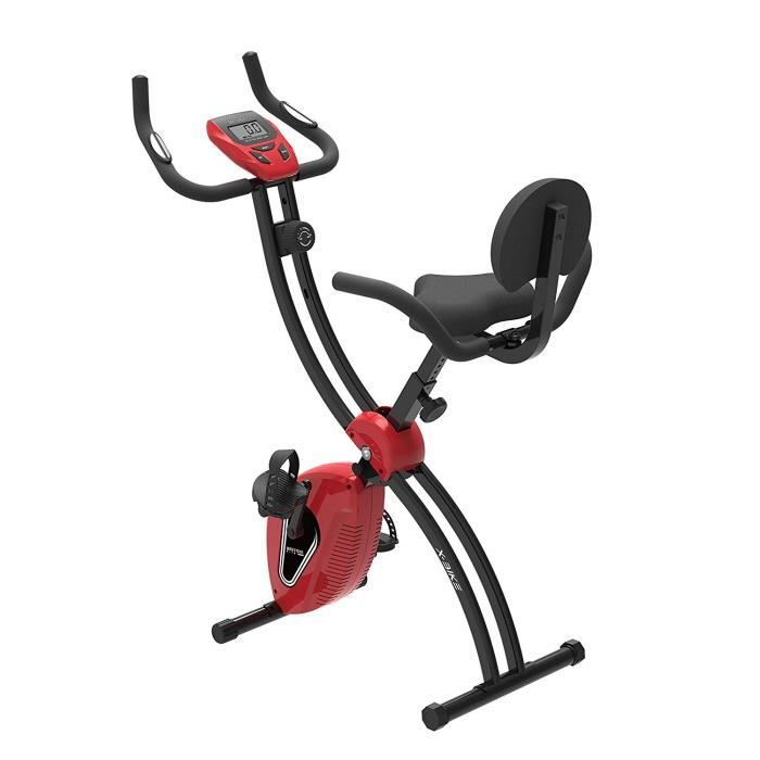 Dakavia Vélo d´appartement Statique Pliable avec Dossier Support de ...