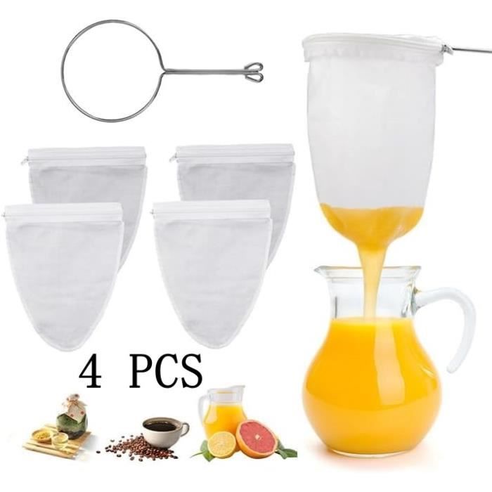 Sac à Lait de Noix - Marque Non Spécifiée - 4 Sacs en Coton - 26x21cm ...