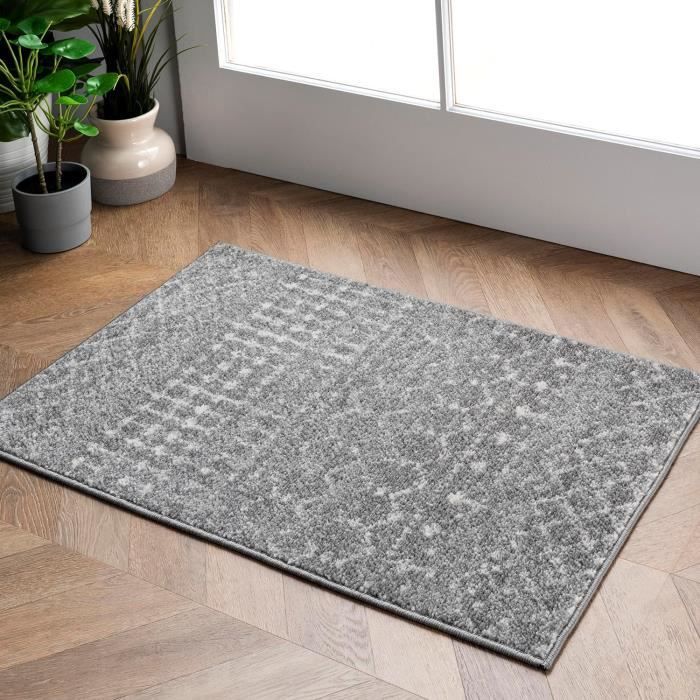 Tapis De Sol Marocain Blythe, 90 X 150 Cm, Gris Foncé[u6412 ...